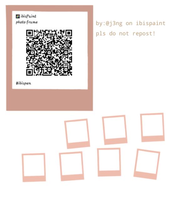 photo frame stamp 📷 - ibisPaint