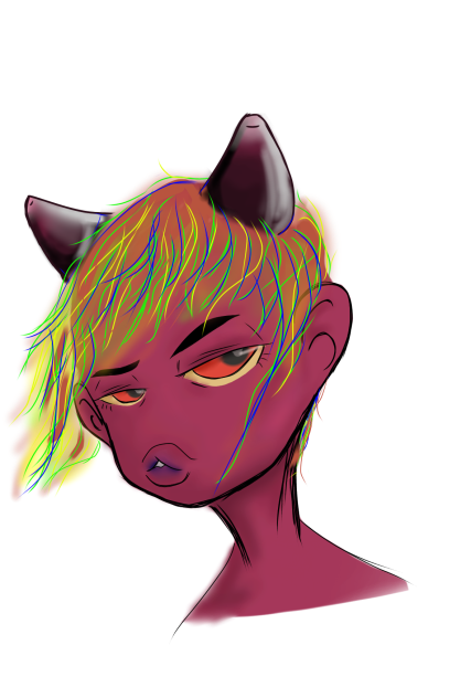 purple demon 2 - ibisPaint