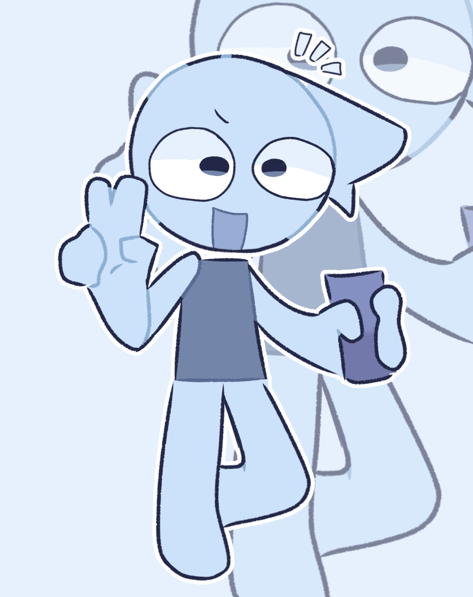 blue guy - ibisPaint