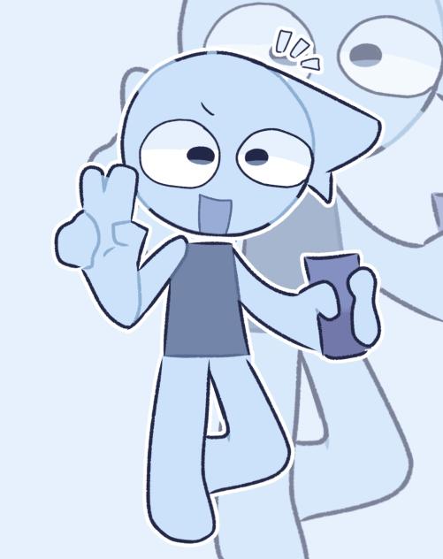 blue guy - ibisPaint