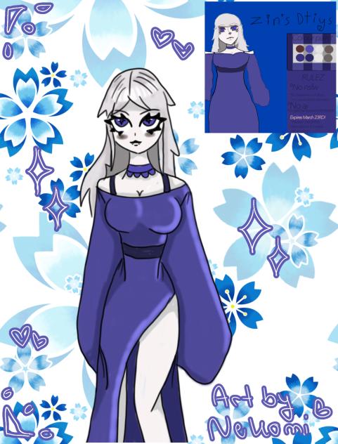 Free OC Comission for Kat 💙 - ibisPaint