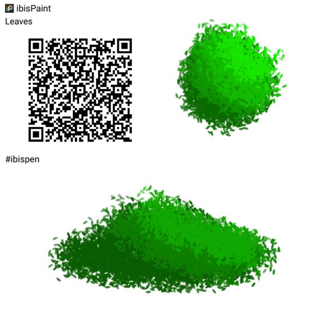 Leaves brush - ibisPaint