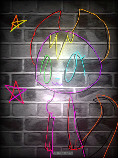 Ginger Cat;) - ibisPaint