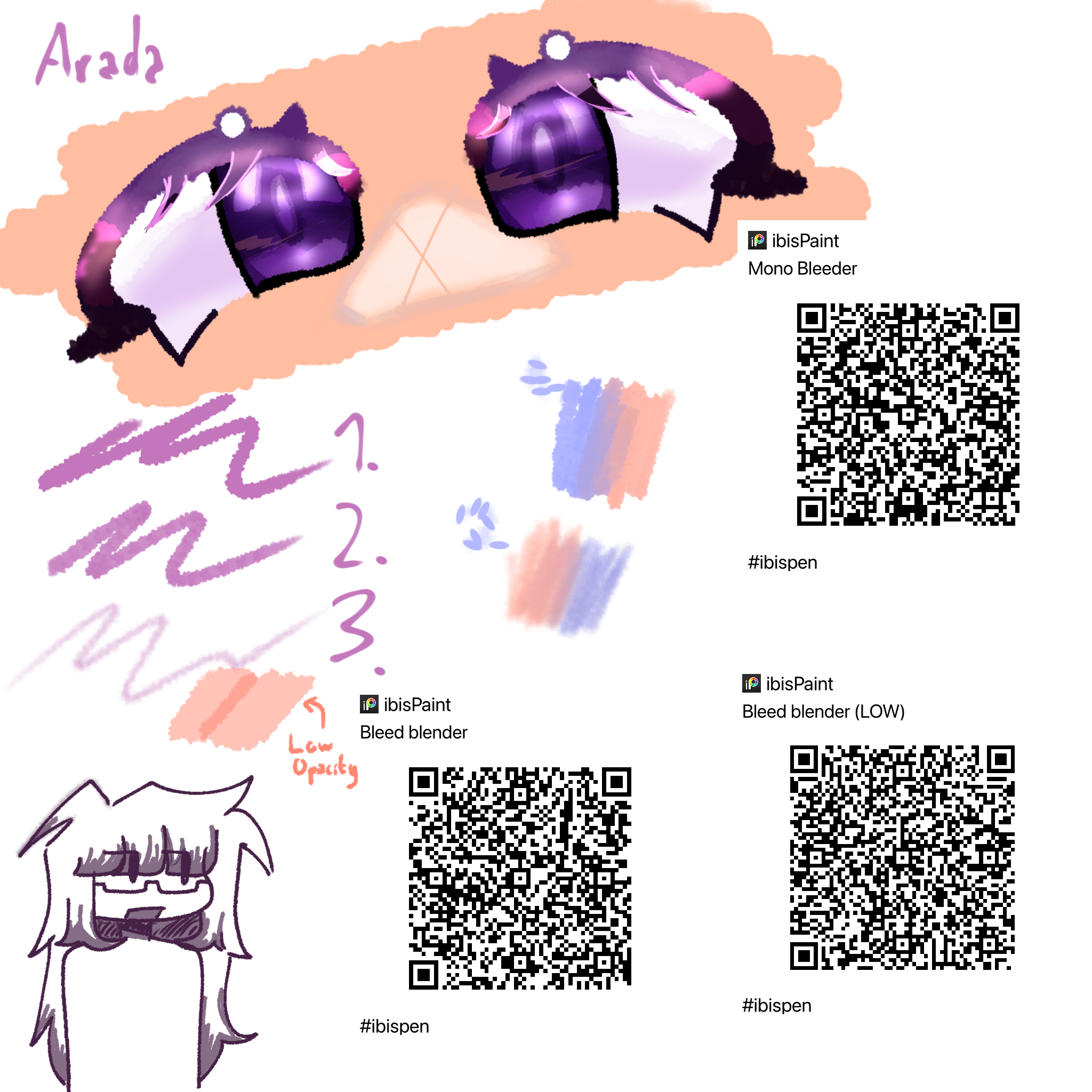 Bleeder brush pack - ibisPaint