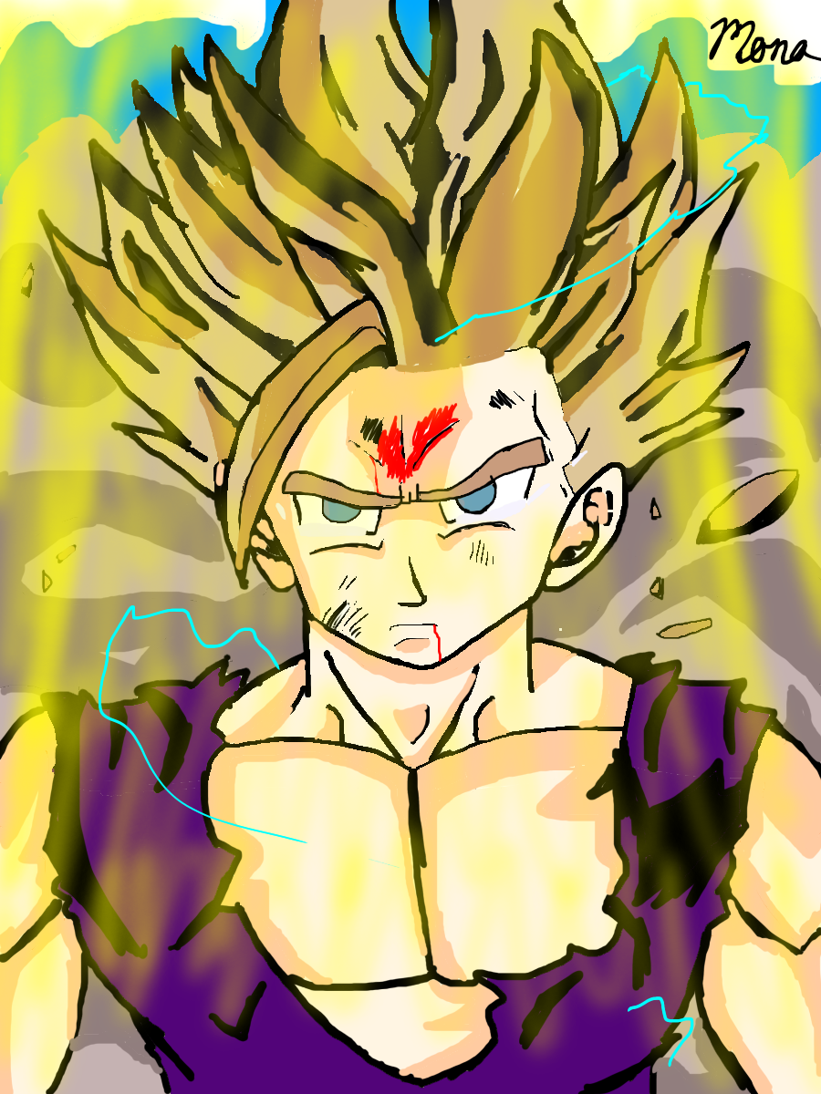 Gohan’s Transformation - ibisPaint