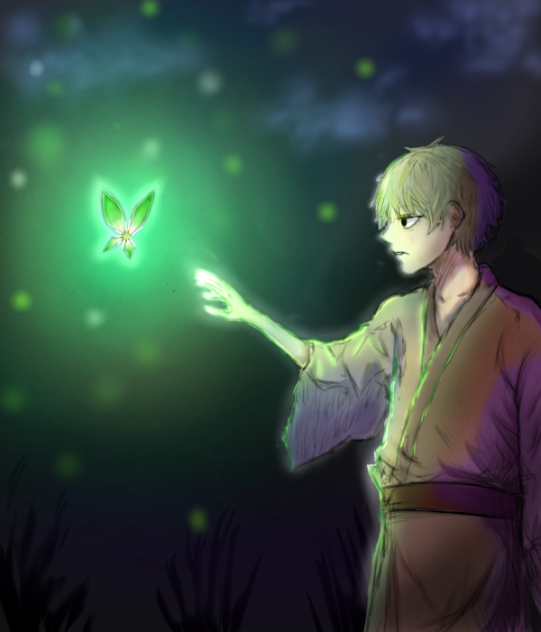 蝶と人 【Butterflies and humans】 - ibisPaint