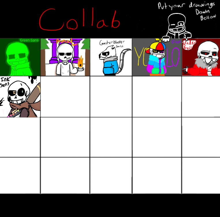 Sans art collab!!! - ibisPaint
