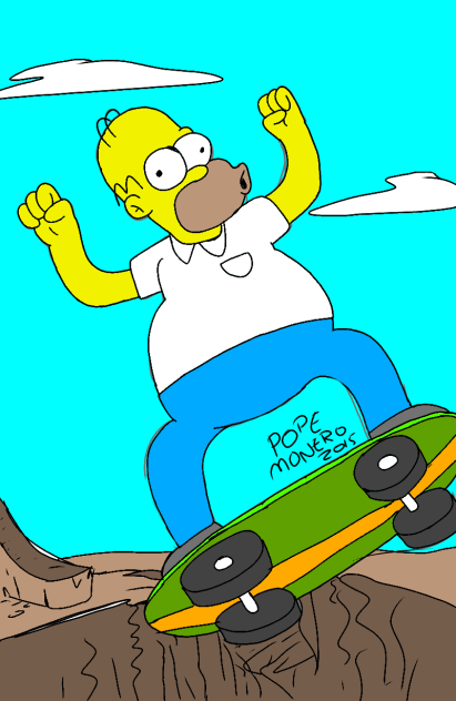 homer simpson - ibisPaint
