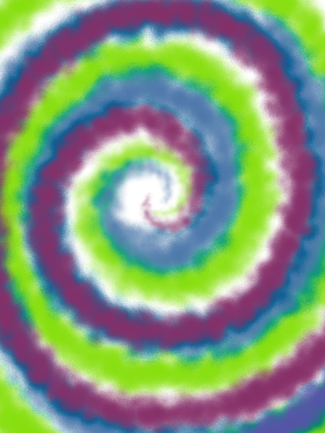 Tie n Dye Spiral FUNKY - ibisPaint