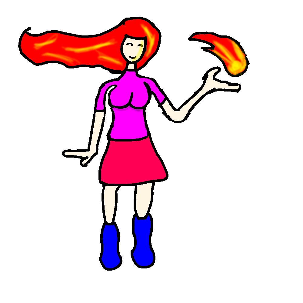 the flame - ibisPaint