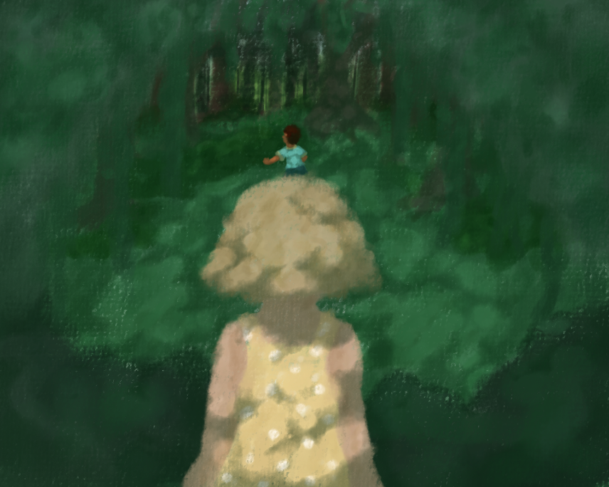 in the woods - ibisPaint