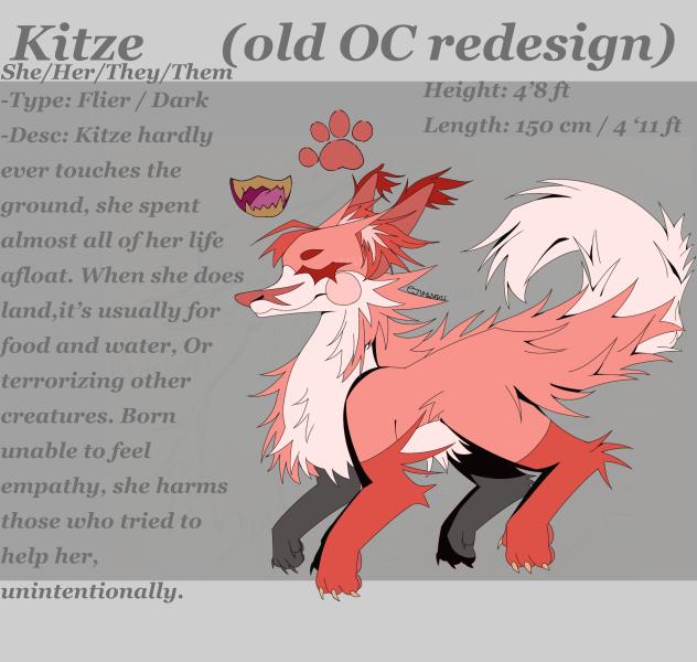 Kitze (Redesign) Ref sheet - ibisPaint