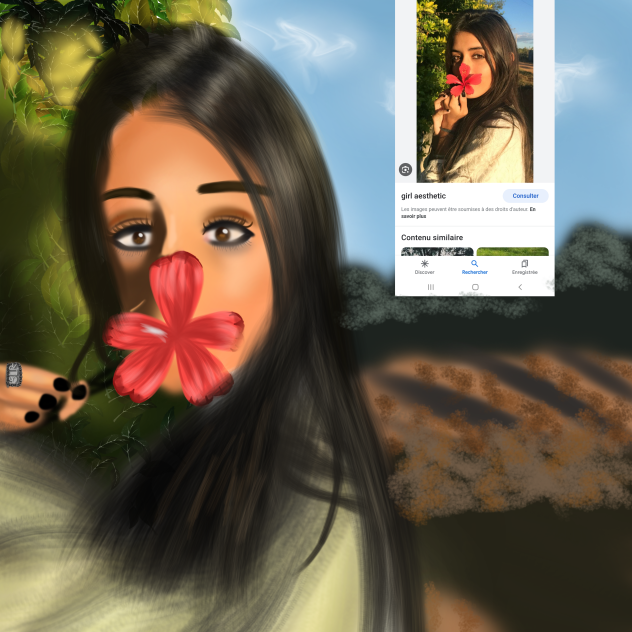 Girl aesthetic - ibisPaint