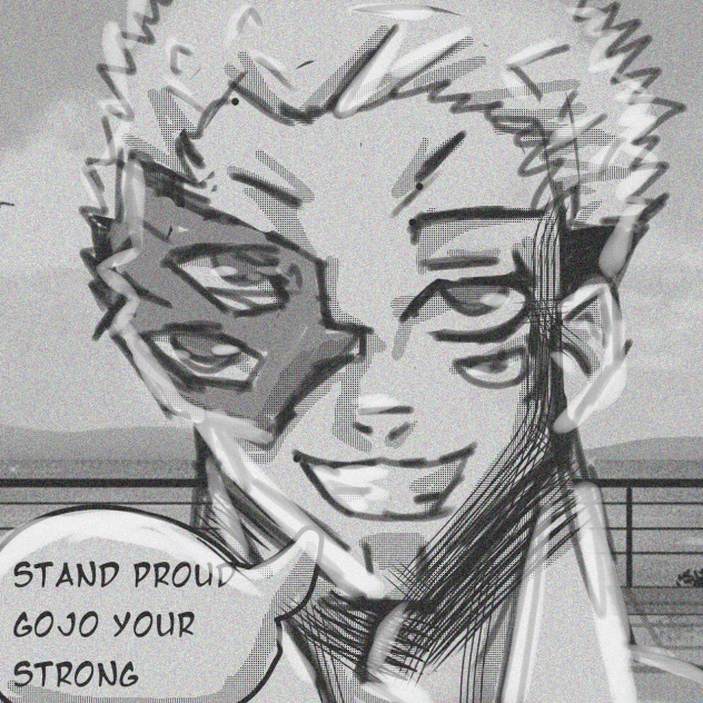 Stand proud gojo your strong - ibisPaint