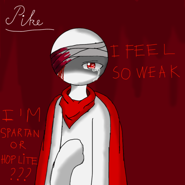 I am Spartan or Hoplite - ibisPaint