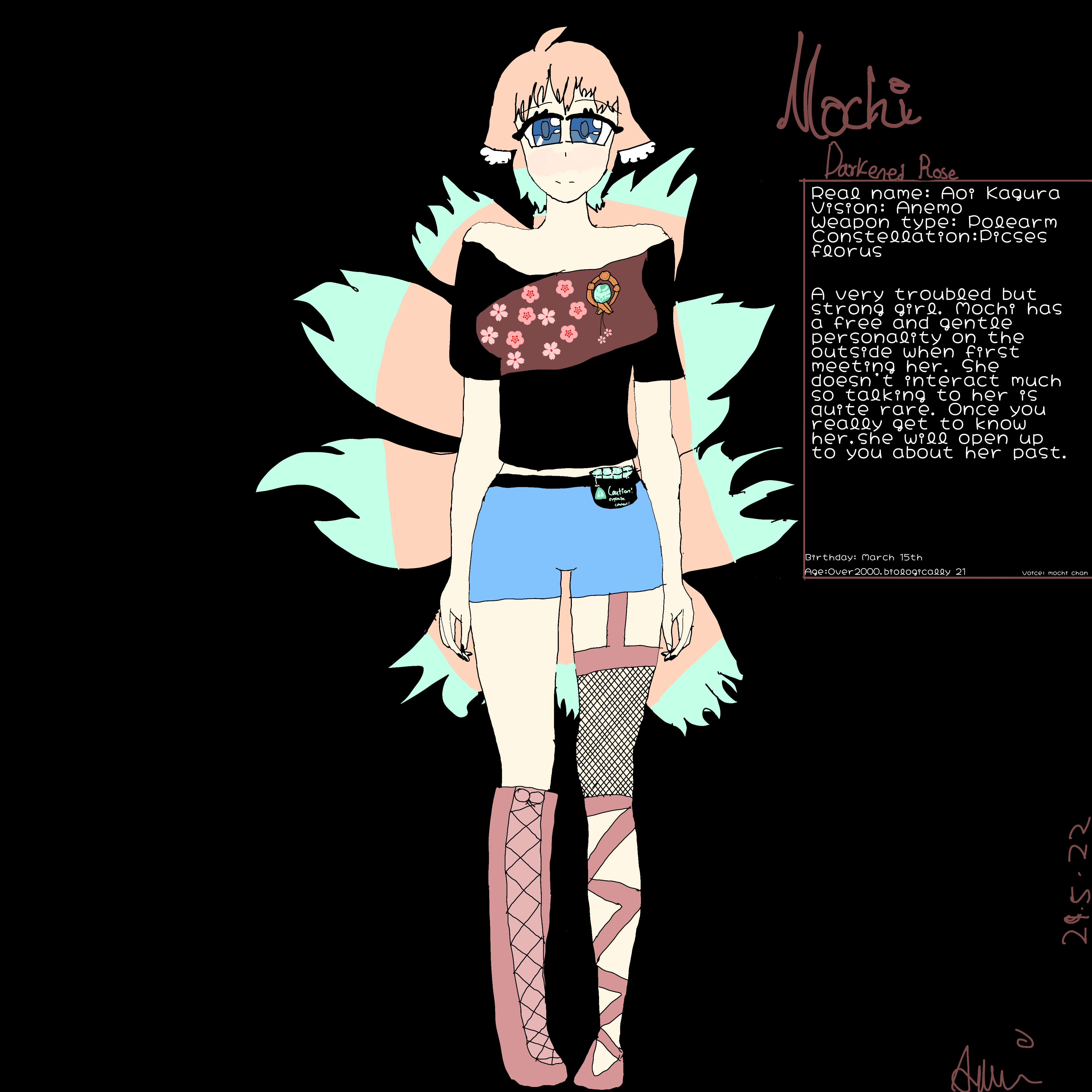 mochi (my oc) - ibisPaint