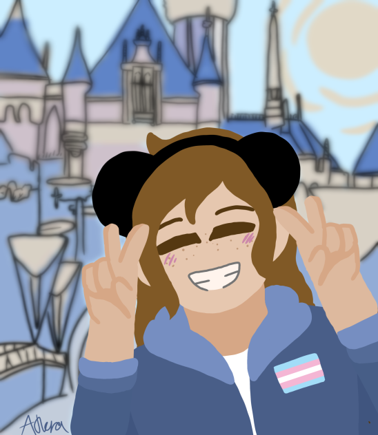 OC Disney Land Drawing - ibisPaint