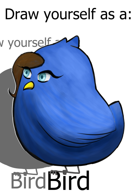 Draw yourself as a bird - ibisPaint