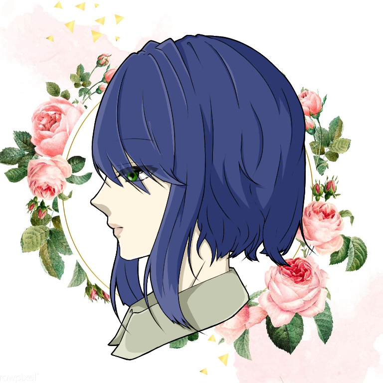 Blue-haired Beauty - ibisPaint