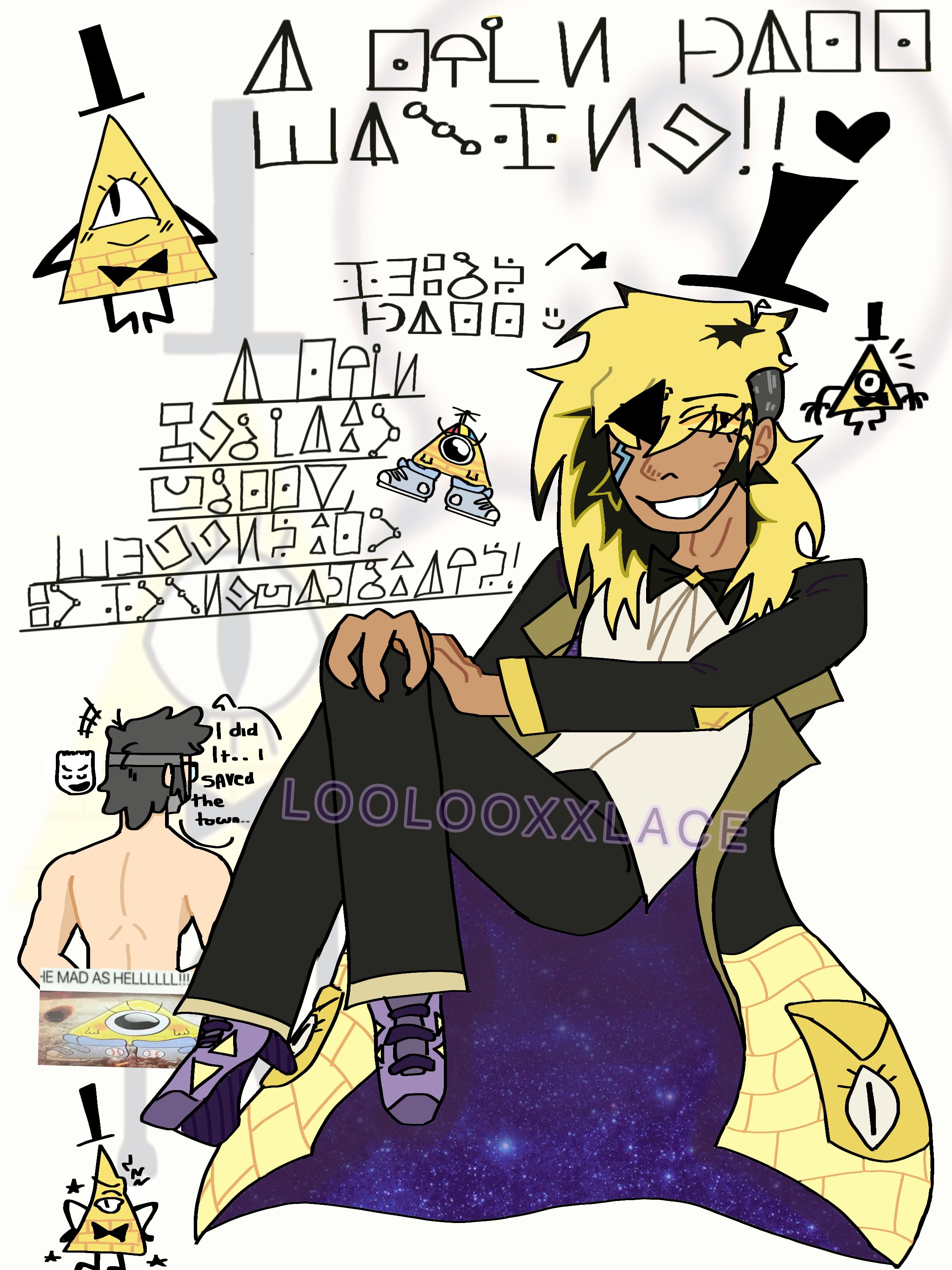 THE TRIANGLE GUY!!!! - ibisPaint