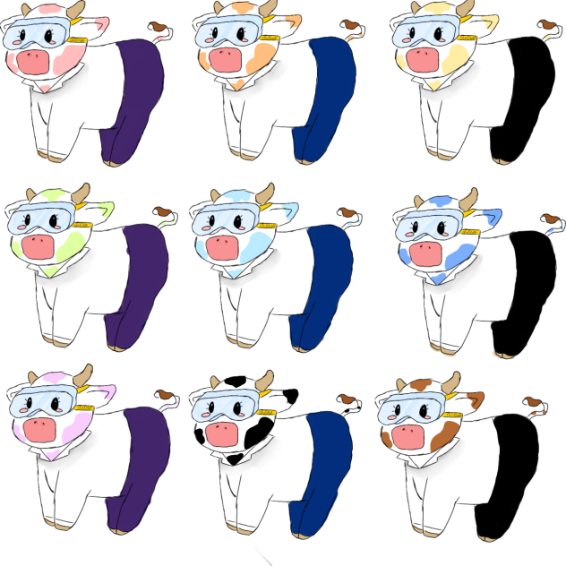 Science Cows - ibisPaint