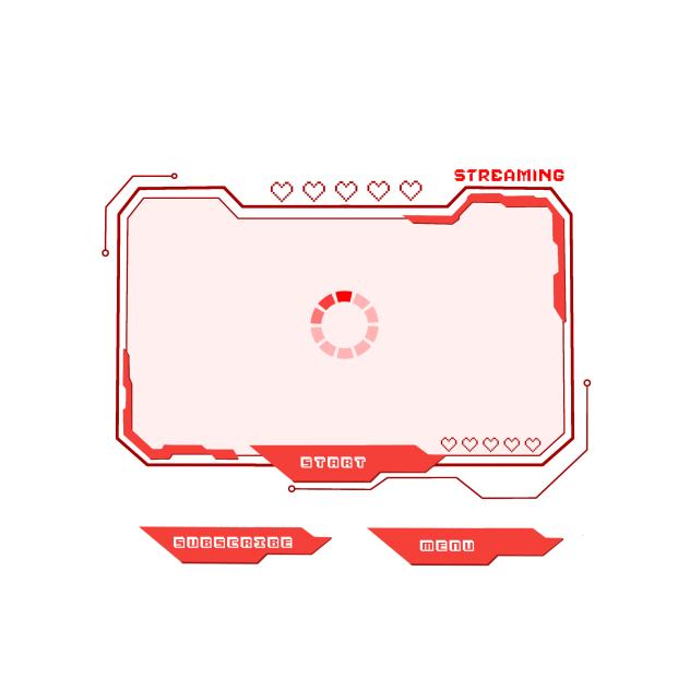 Streaming red - ibisPaint