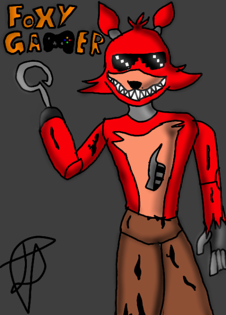 foxy gamer collab speedpaint - ibisPaint