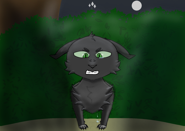 hollyleaf au scene drawing - ibisPaint