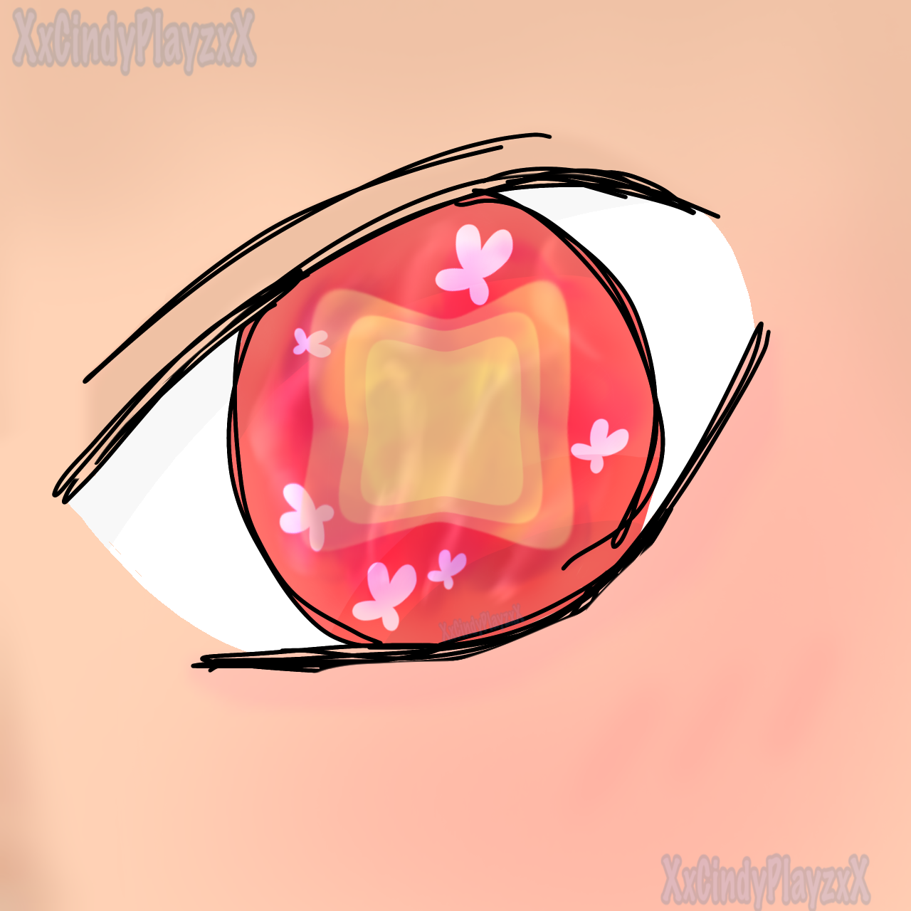Interesting red eye 😃 - ibisPaint