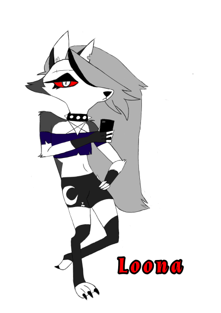 Loona helluva boss - ibisPaint