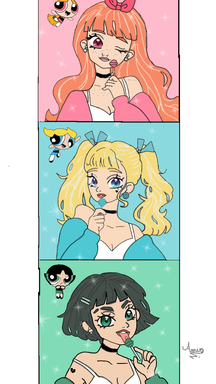 Powerpuff girls - ibisPaint