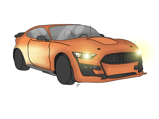 One of my moms customers cars - ibisPaint