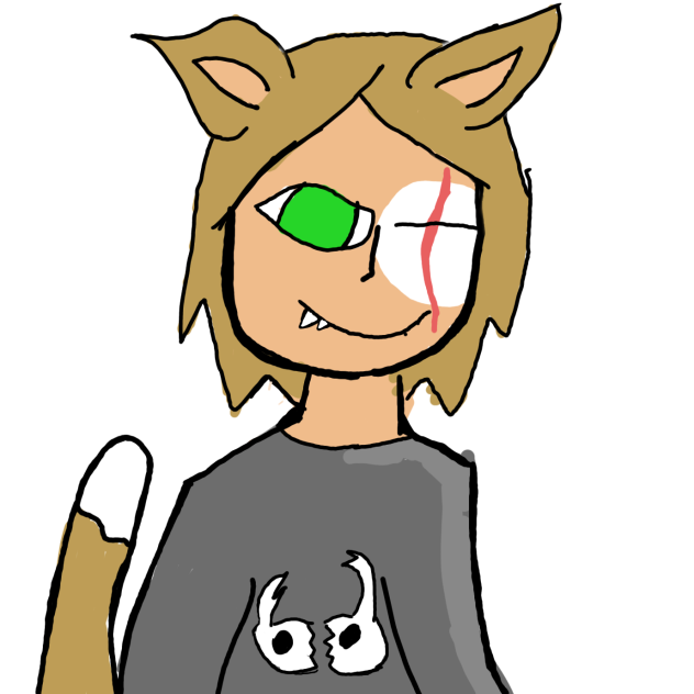 homem gato - ibisPaint