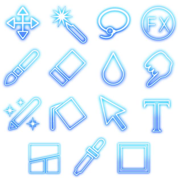 Ibis Paint tools neon signs 1a - ibisPaint