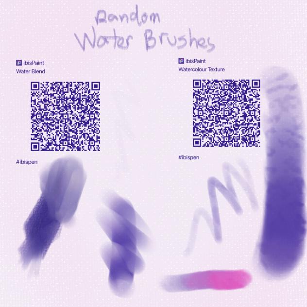 Random Water Brushes - ibisPaint