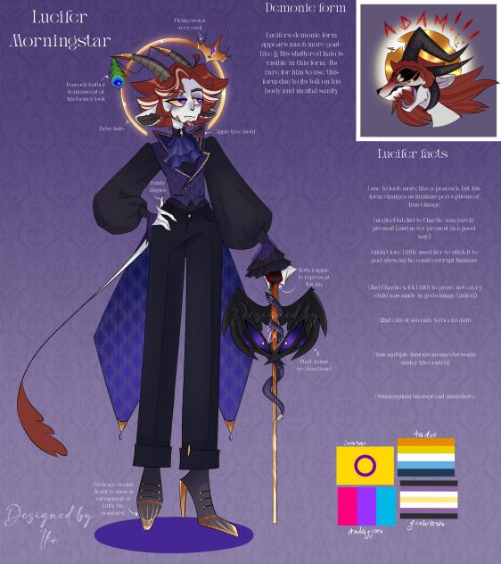 Hazbin hotel Lucifer redesigned - ibisPaint