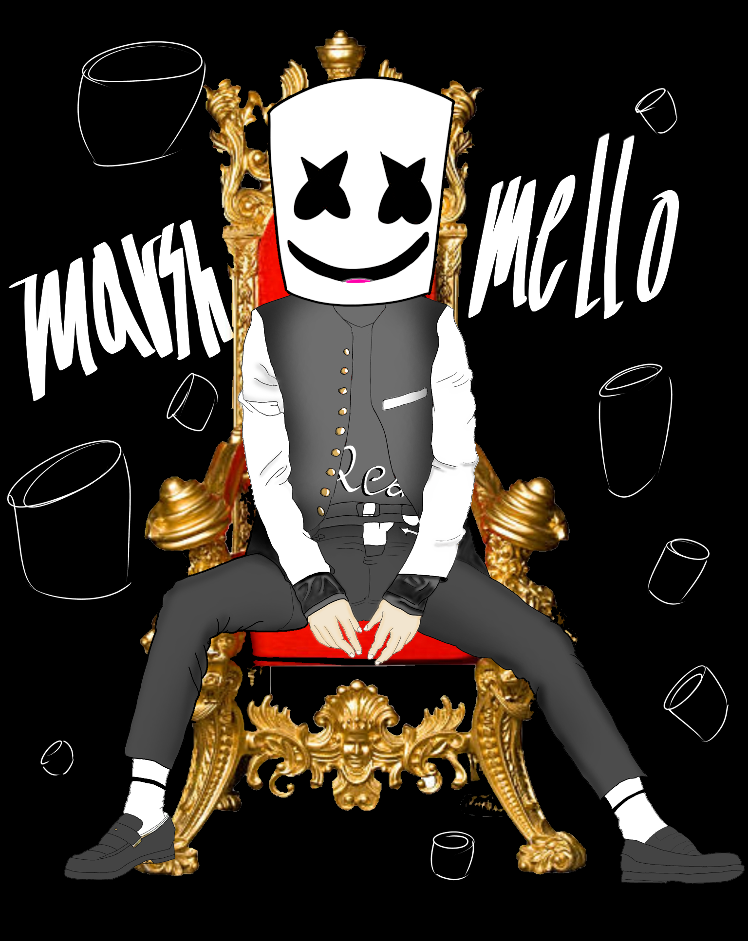 marshmello - ibisPaint