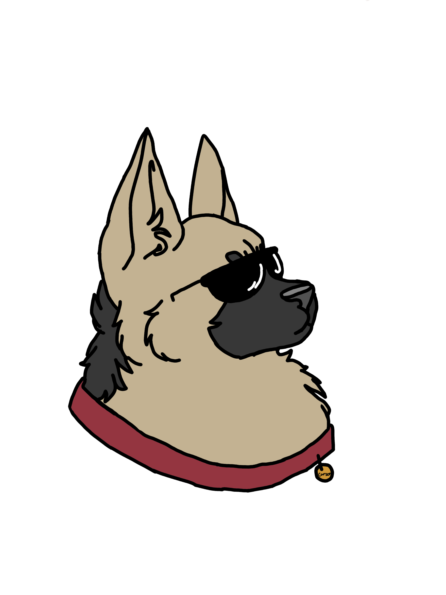 My New German Shepherd OC - ibisPaint