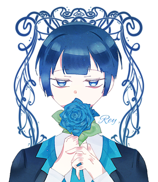 BLUE ROSE - ibisPaint
