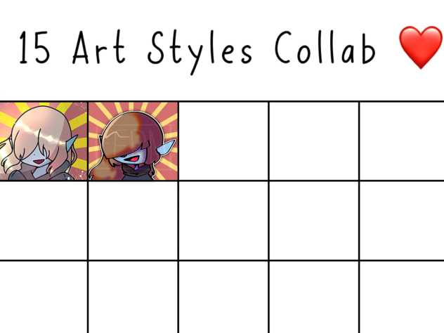 15 art styles collab! - ibisPaint