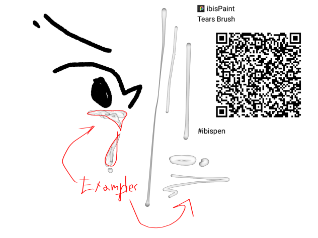 Tears Brush. - ibisPaint