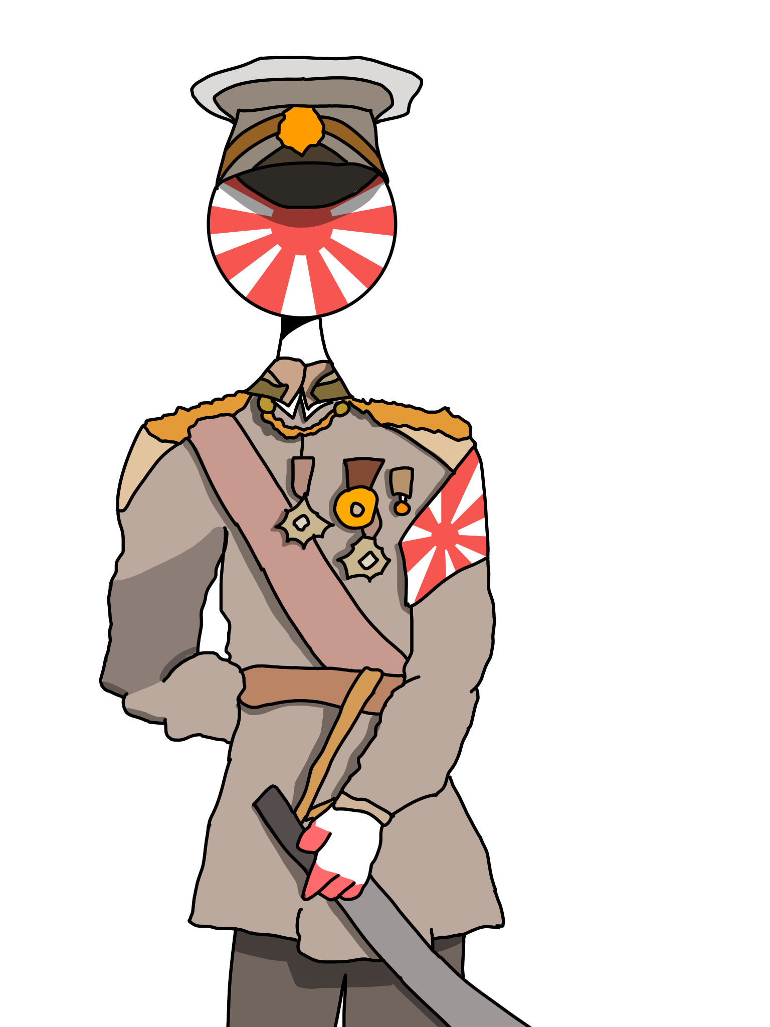 Japan empire ( Countryhumans ) Amir T. - ibisPaint