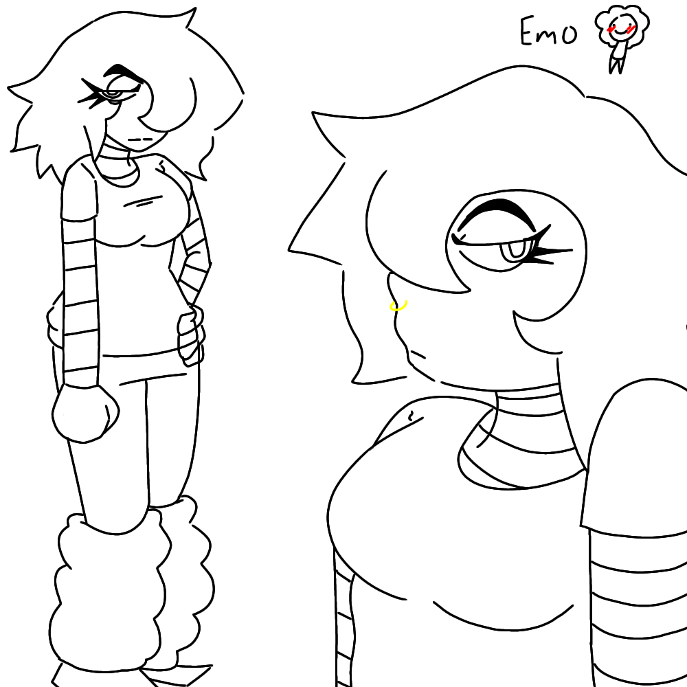 Emo girl - ibisPaint