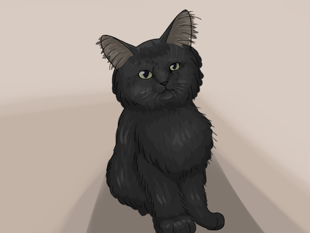 Someone’s void cat from Reddit. - ibisPaint