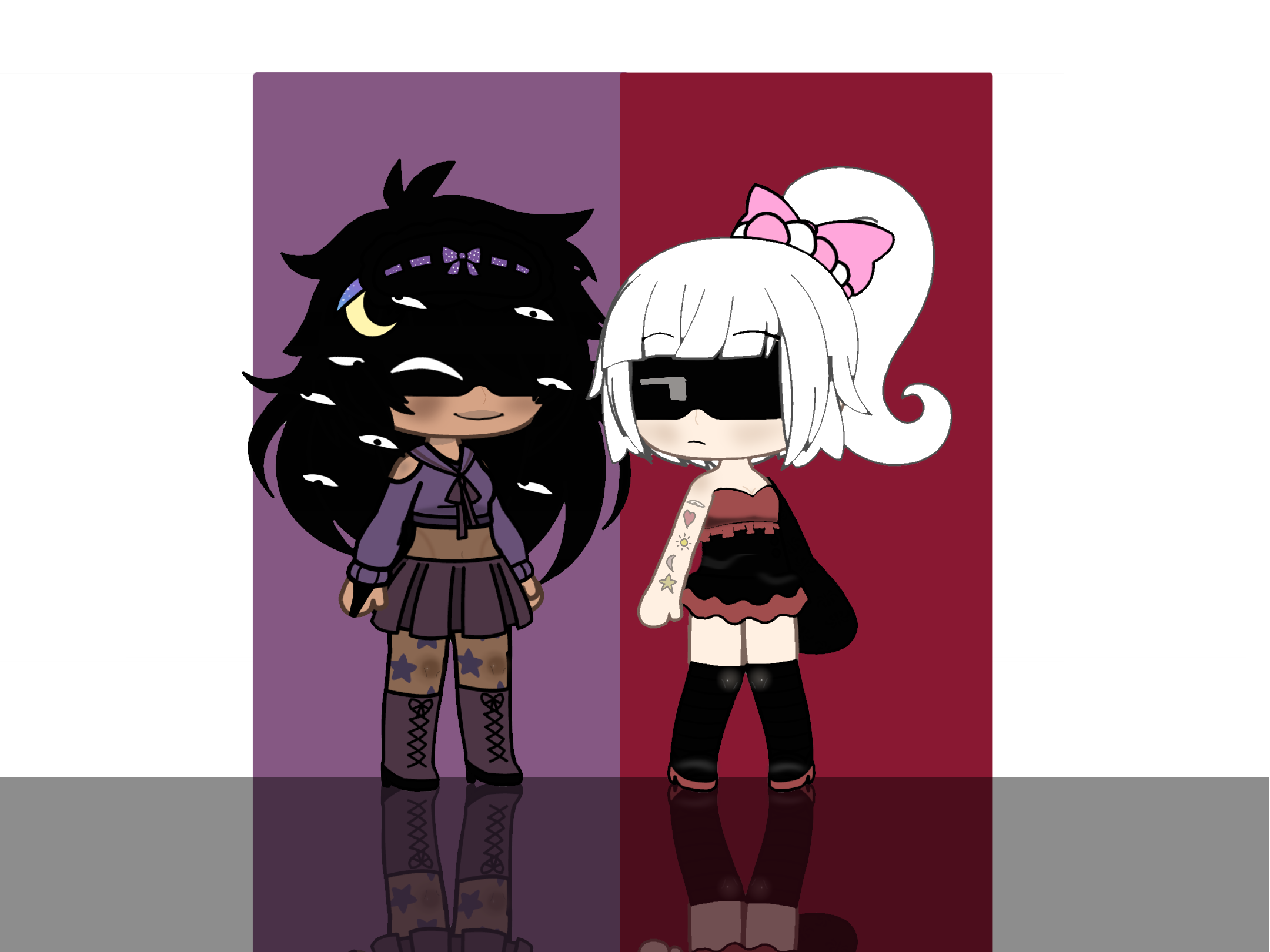 My two new main ocs in Gacha life - ibisPaint
