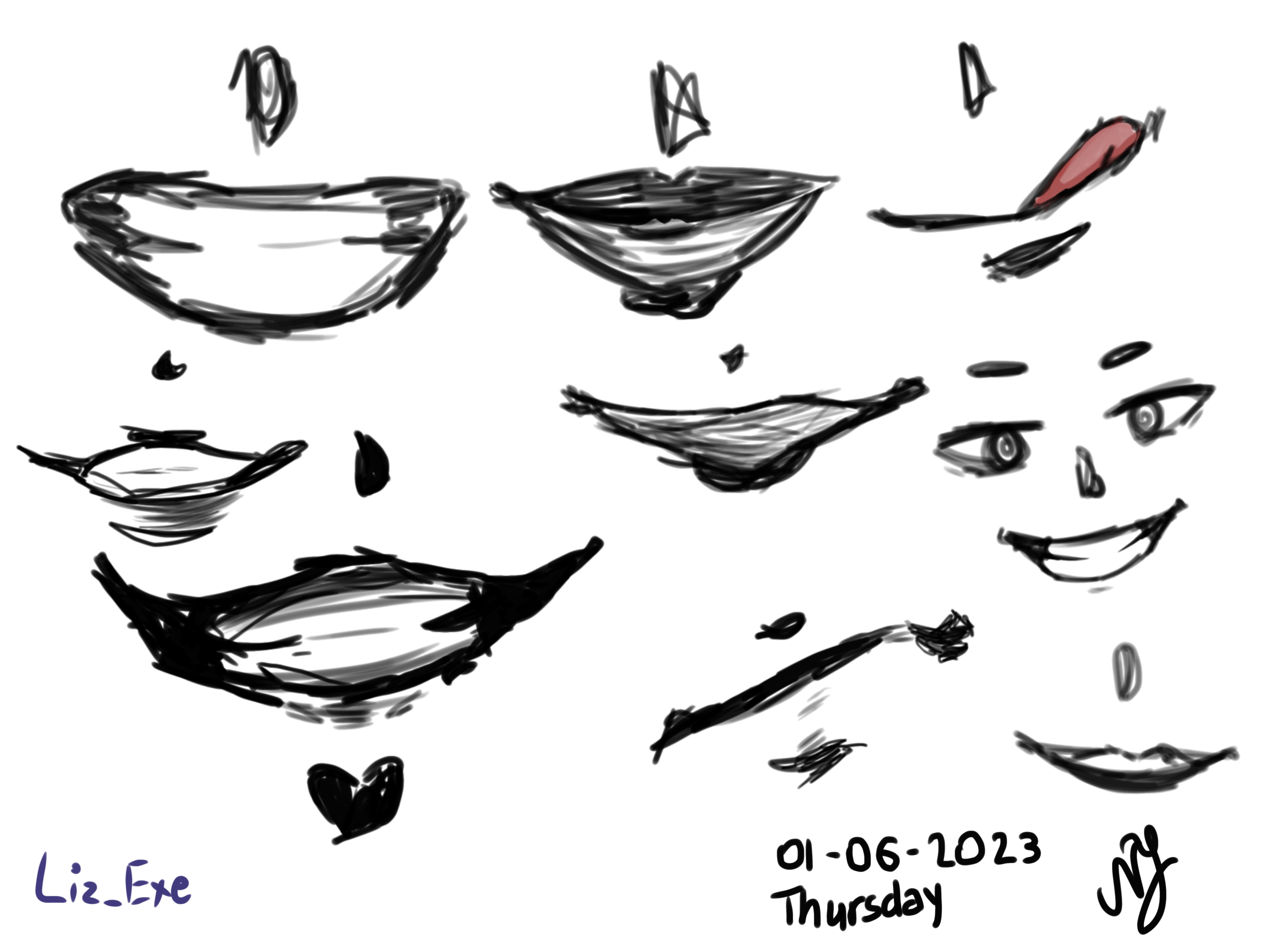 Mouth. Lots of it - ibisPaint