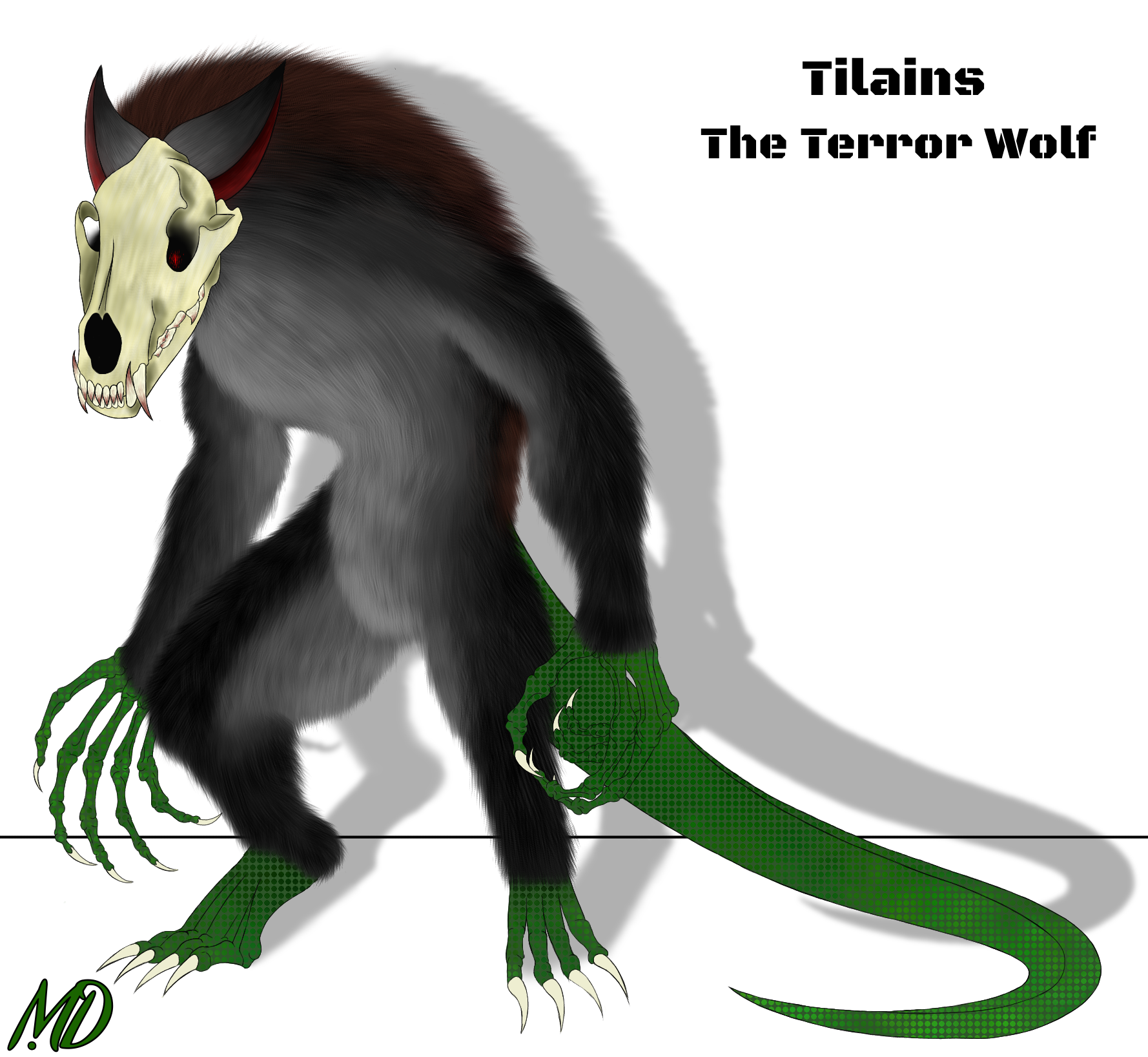Terror wolf - ibisPaint