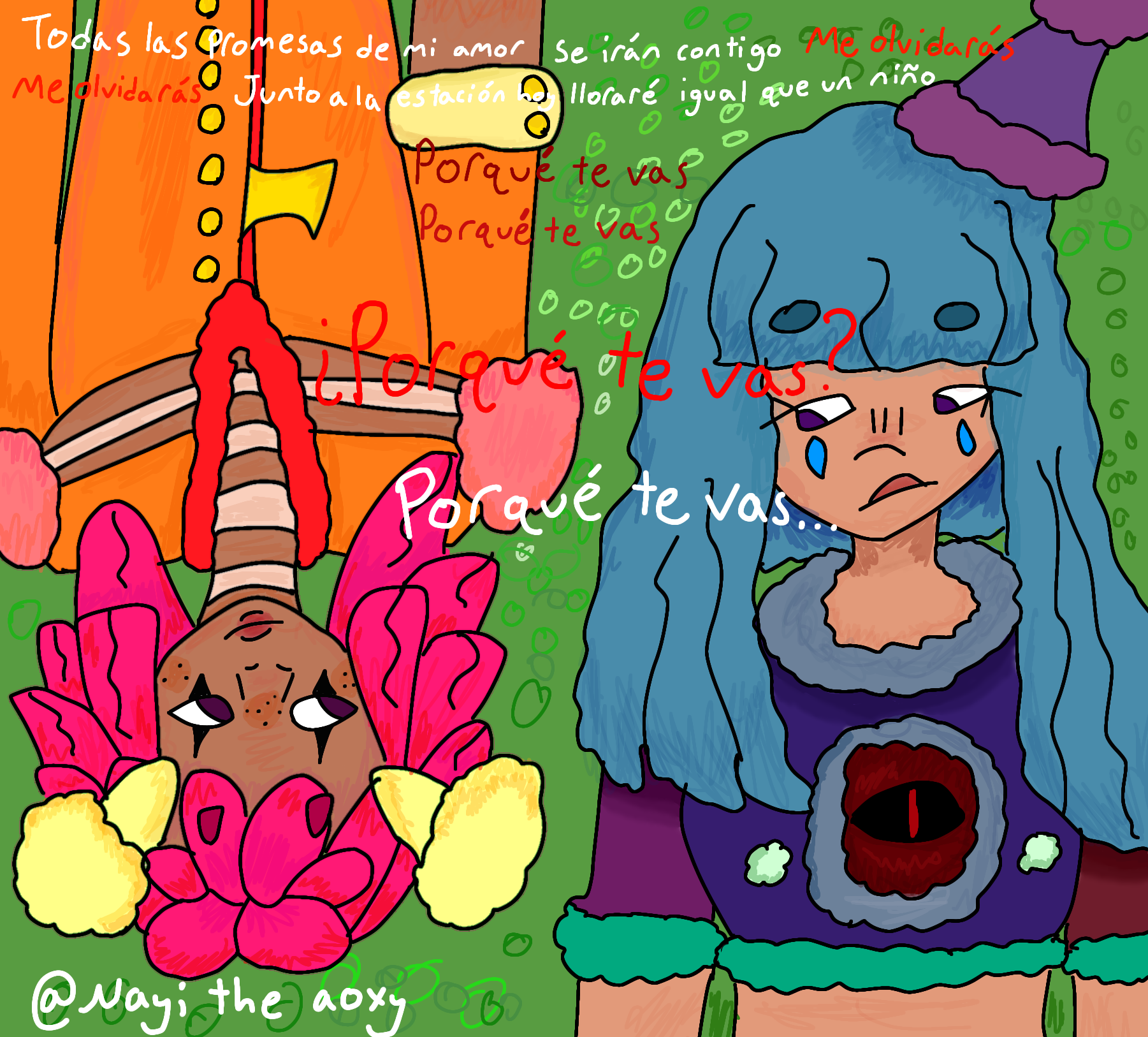 Porqué te vas - ibisPaint