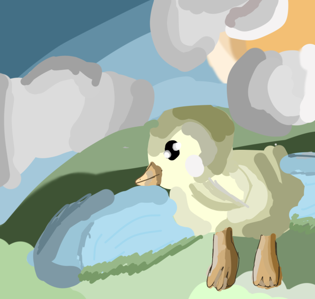 a duck name P-a-t-o PATO! - ibisPaint