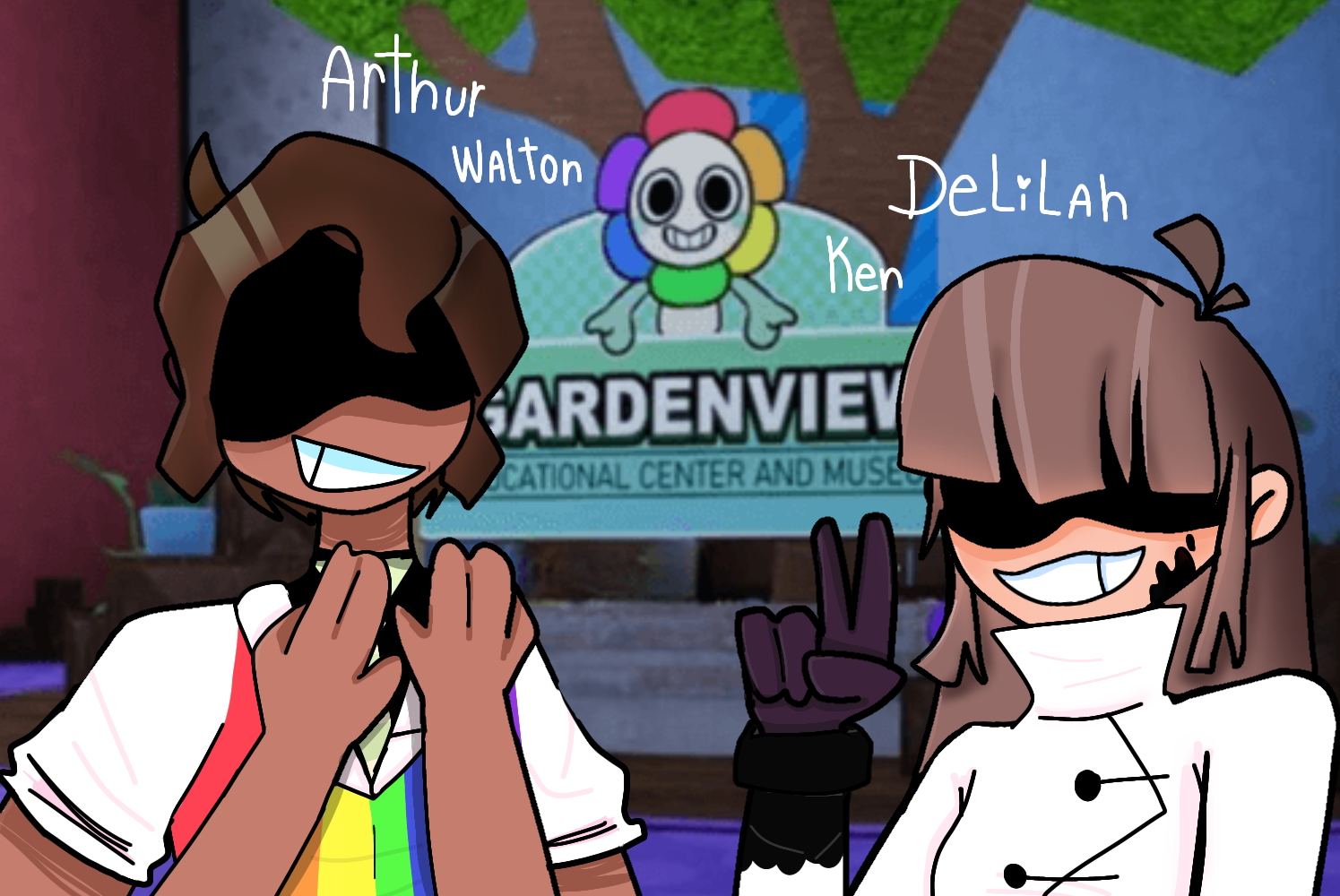 Arthur Walton y Delilah Ken - ibisPaint